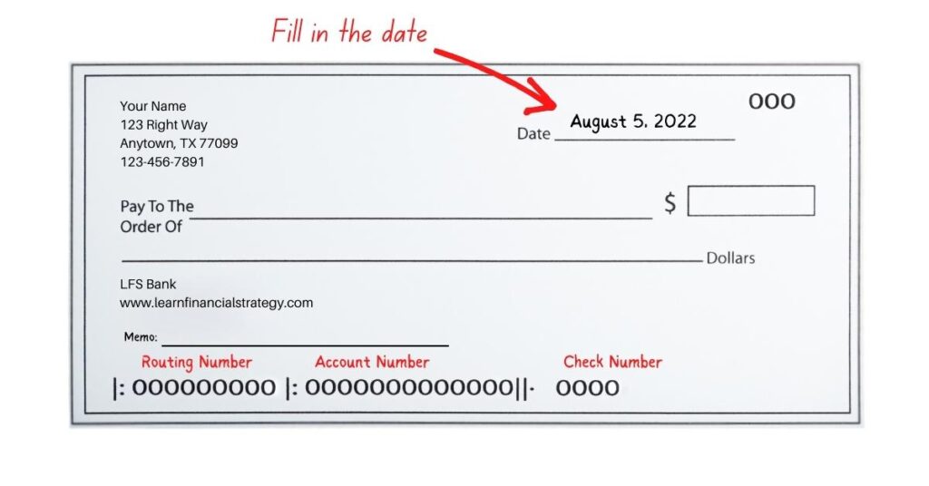 Check Format: How to Fill Out a Check