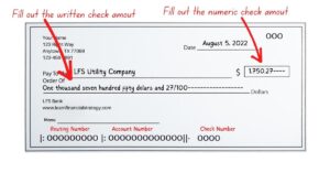 Check Format: How to Fill Out a Check