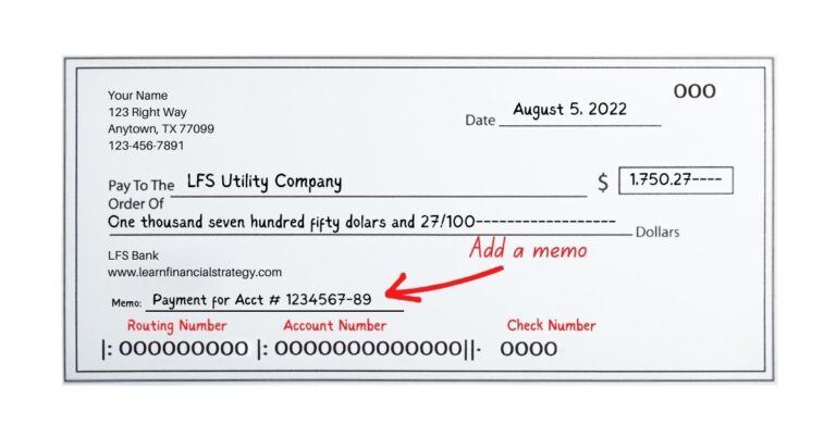 Check Format: How to Fill Out a Check