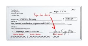 Check Format: How to Fill Out a Check
